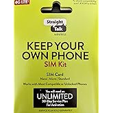 Amazon.com: New Straight Talk Bring Your Own Phone (BYOP) 3 size in 1 ...