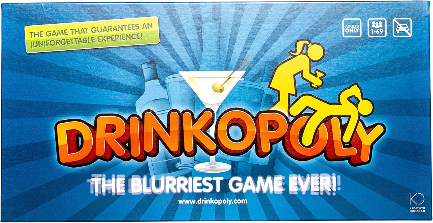 Drinkopoly - the Blurriest Game Ever! - Combined Board/Table Party ...