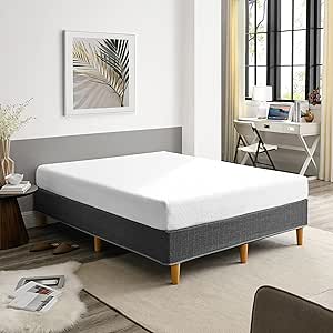 Amazon.com: Amazon Basics Premium Foldable Mattress Foundation/Box ...