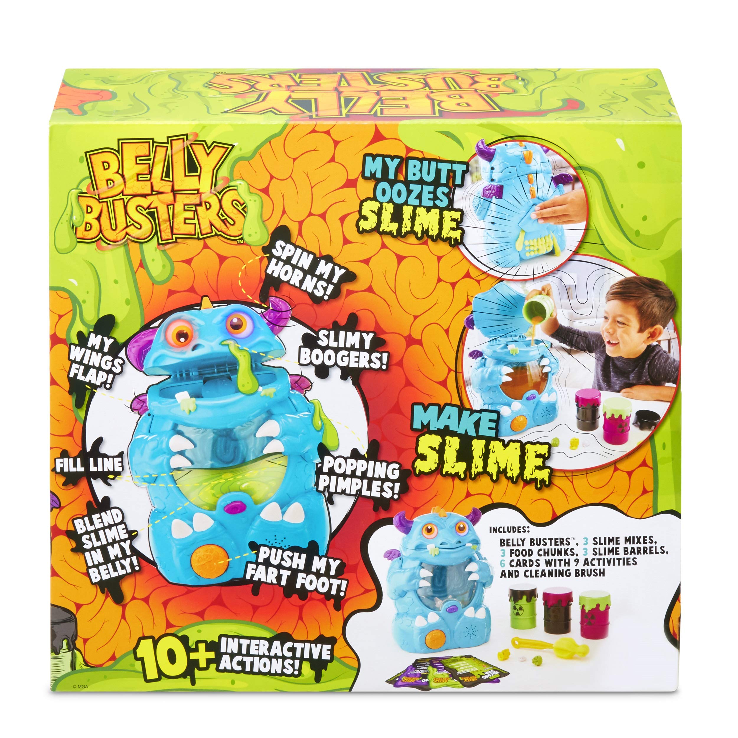 MGA Entertainment Belly Busters Belly Blender Slime-Making Activity Toy ...
