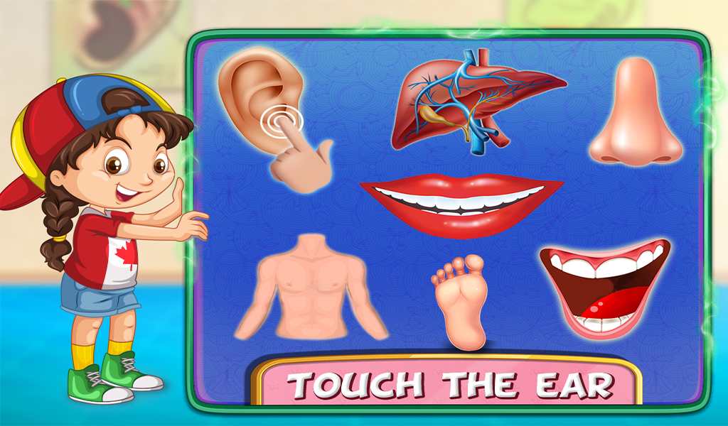Kids Human Body Parts Learning Game Amazon co jp Appstore For Android