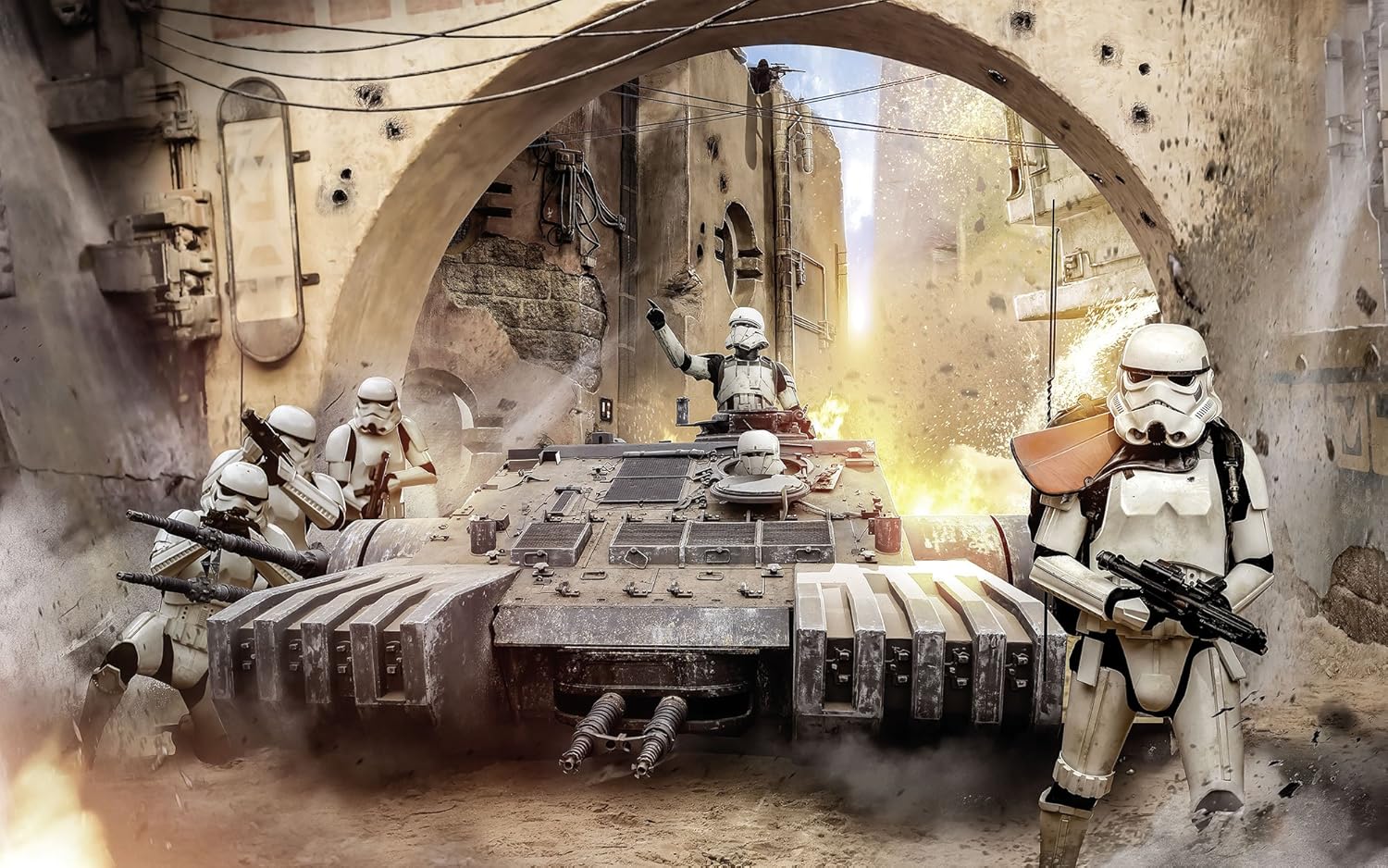Komar 027-DVD4 Star Wars Tank Trooper Wallpaper, Assorted Colours ...