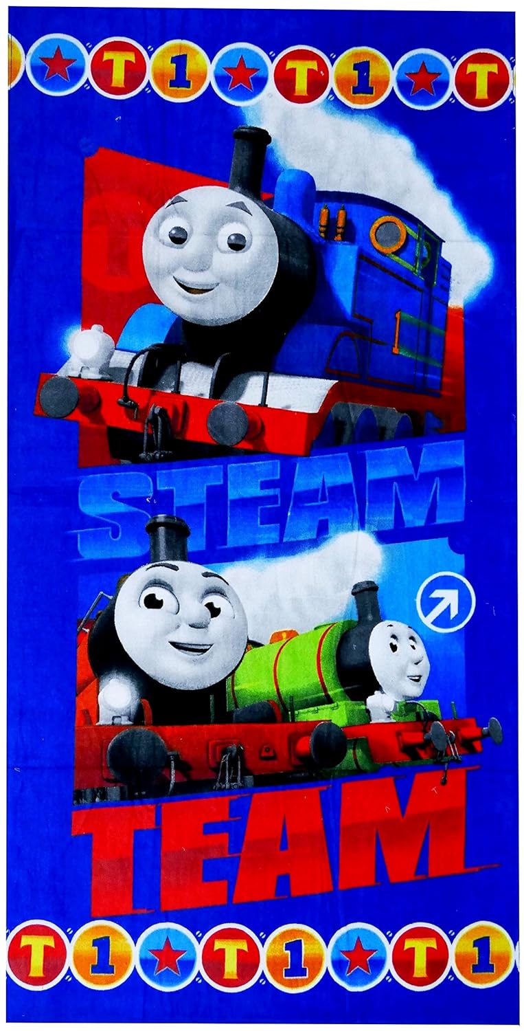 Thomas the Tank Engine Beach/Bath Towel 70 x 140 cm 9044: Amazon.co.uk ...