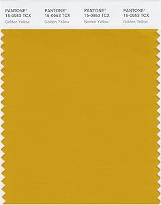 PANTONE Smart 15-0953X Color Swatch Card, Golden Yellow - Wall Decor ...