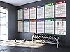 12-Pack Laminated Large Workout Poster Set - Perfect Workout Posters ...