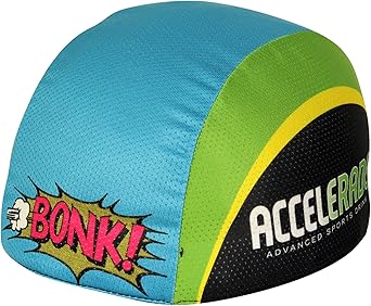 Amazon.com : Pace Sportswear Bonk! Helmet Liner, One Size, Green/Blue ...
