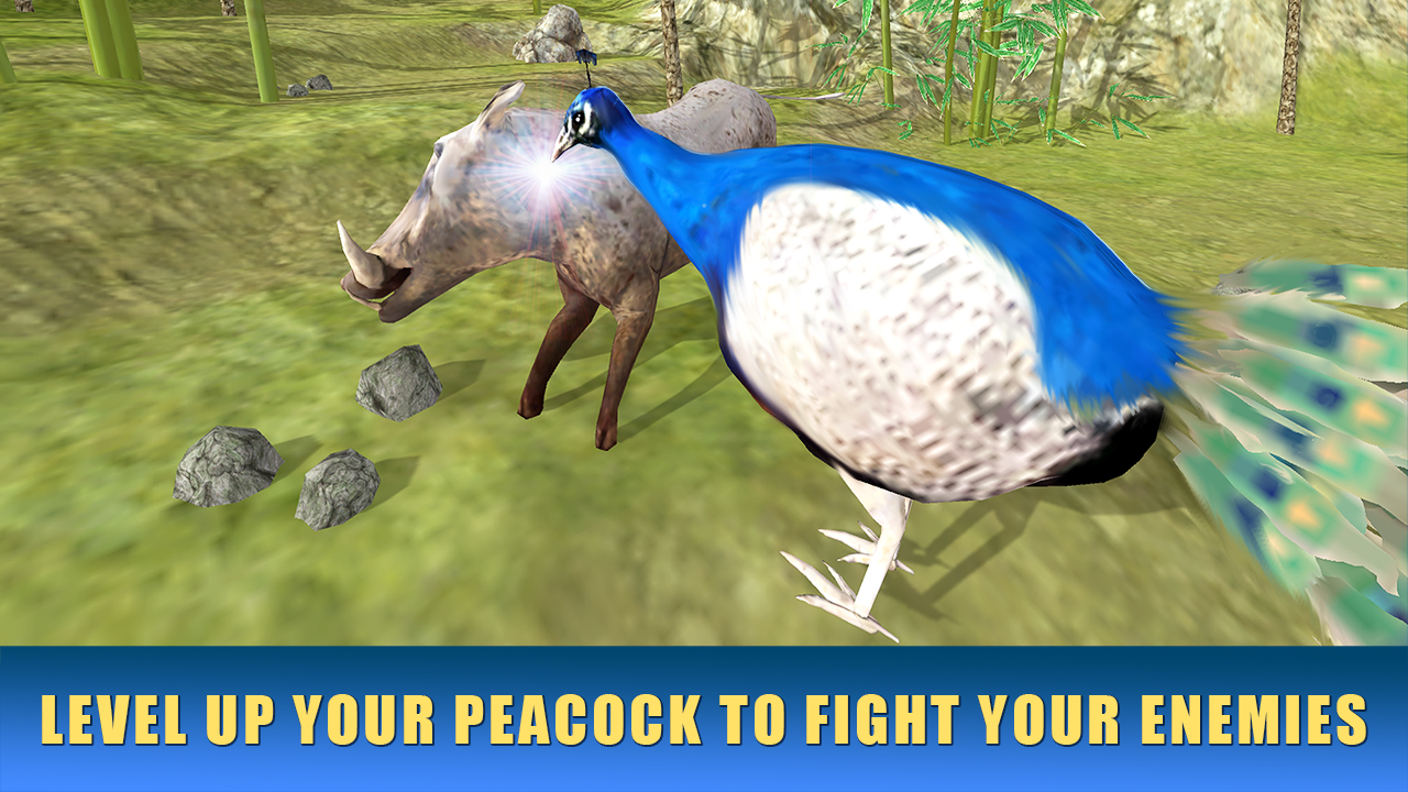 Peacock Life Simulator 3D: Bird Survival Game | Peafowl Animal Fighting ...