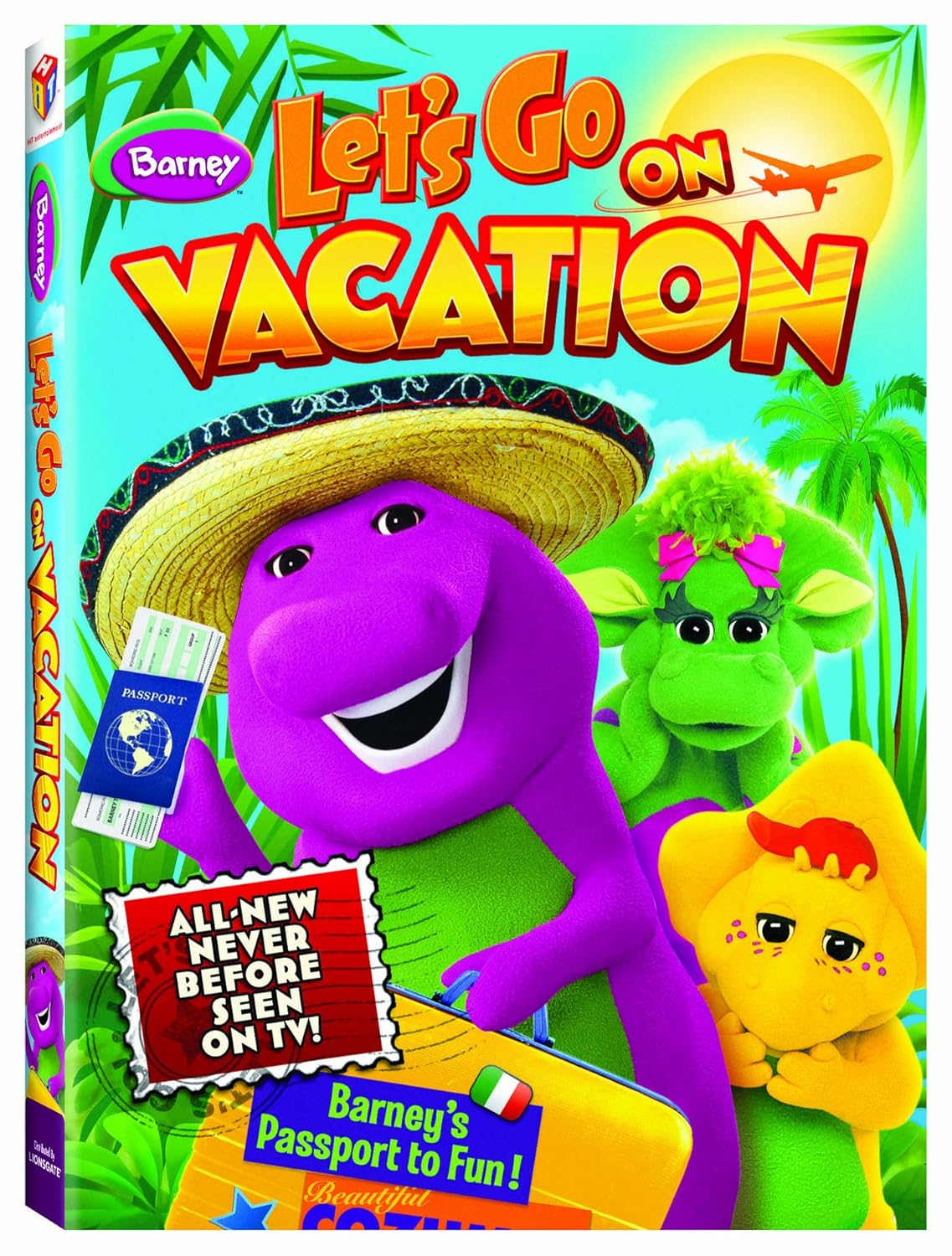 Amazon.com: Barney : Let's Go on Vacation: Dean Wendt, Carey Stinson ...
