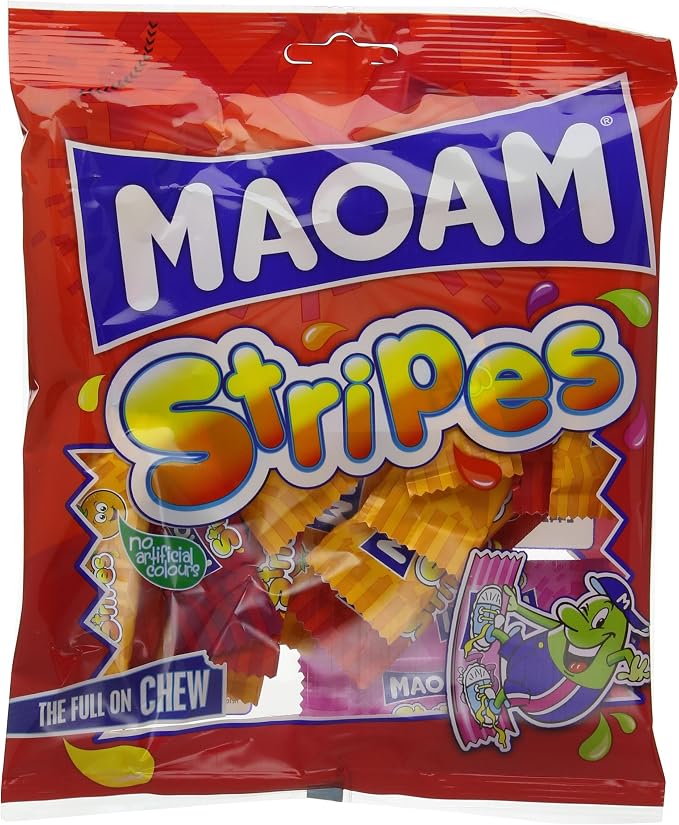 Maoam Stripes Fruit Sweets 1.7kg, 140g x 12 Packs: Amazon.co.uk: Grocery