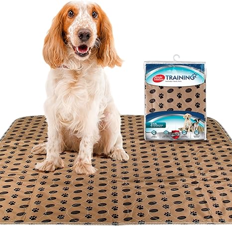 Simple Solution Washable Training and Travel Dog Pads | Re-usable Dog ...