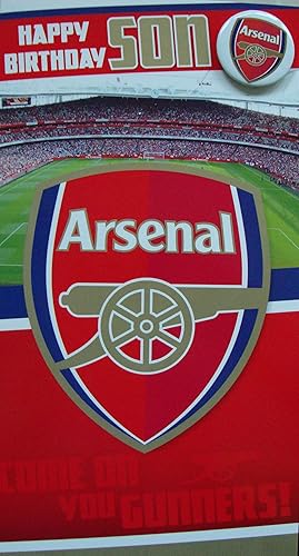 Arsenal F.C. Pop-Up Birthday Card: Amazon.co.uk: Office Products