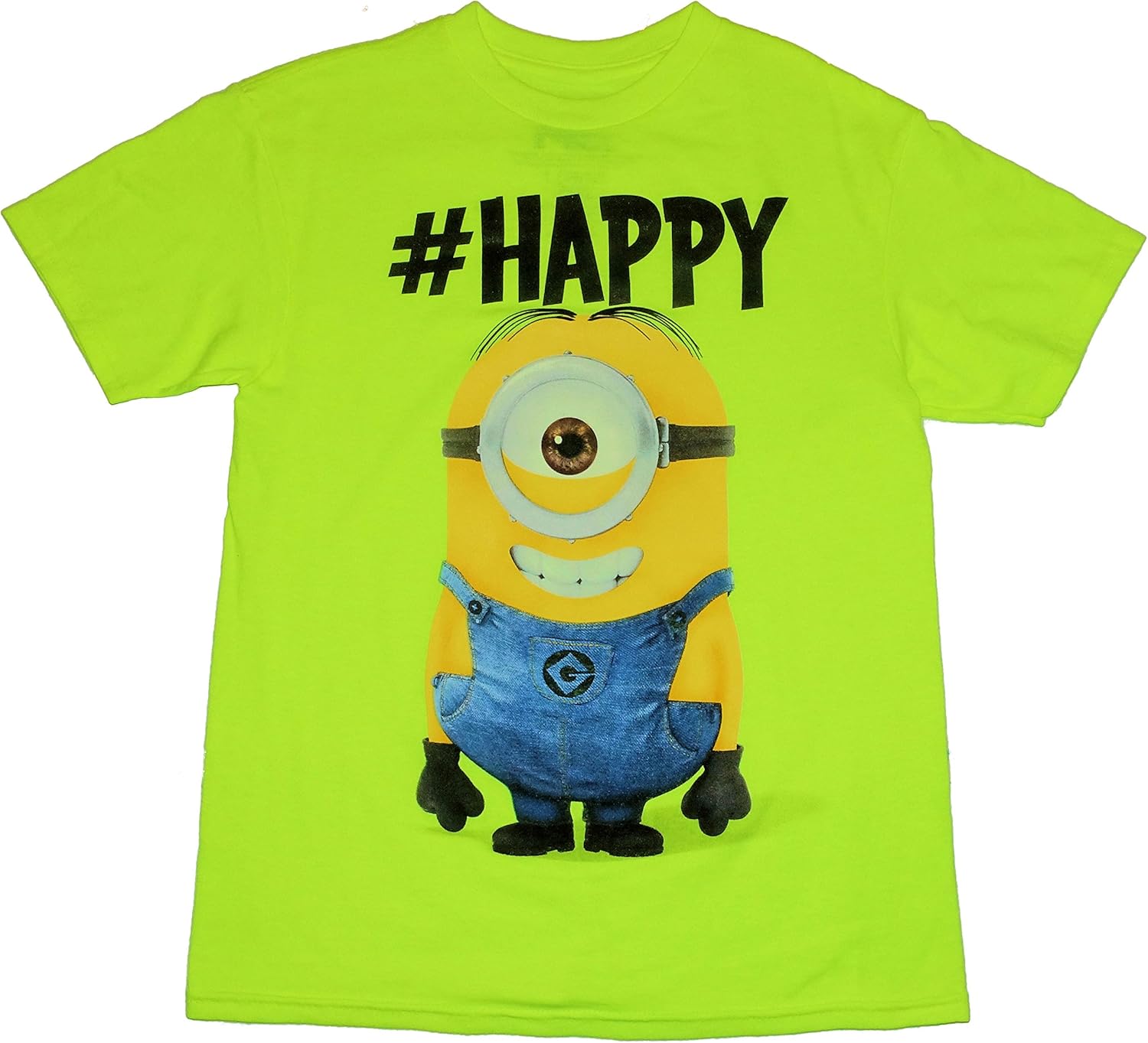 Amazon.com: Despicable Me Minion #Happy Stuart Little & Big Boys Poly ...