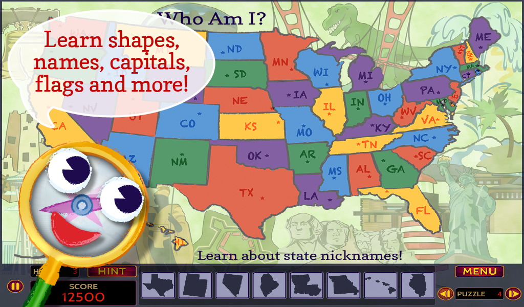 GeoSeeker USA HD: Map-Reading and Geography with a Hidden Object Twist ...