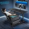 EUREKA ERGONOMIC Height Adjustable Computer Tower Stand, 2-Tier ATX ...