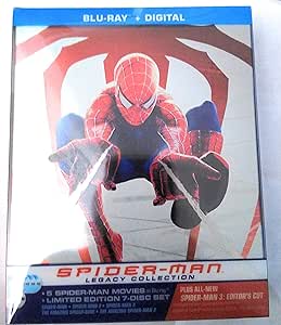 Amazon.com: SteelBook Spider-Man Legacy Collection (Blu-ray+Digital HD ...