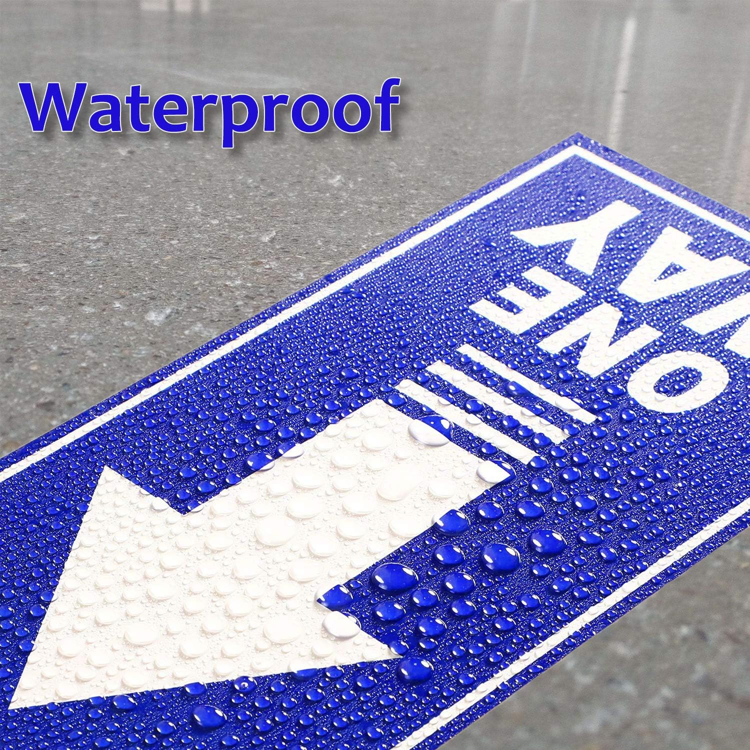 20 Packs One Way Floor Stickers Sign, 11 inch Social Distancing Arrow ...