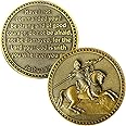 Amazon.com: Christian Warrior Challenge Coin Strength and Courage ...