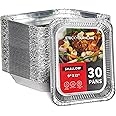 Amazon.com: (30 Pack) Disposable Aluminum Pans 9x13 Shallow, Heavy Duty ...