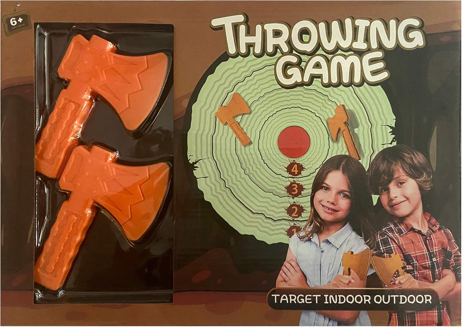 Geospace Axe Throwing Game – Indoor/Outdoor Target Play for Kids and ...