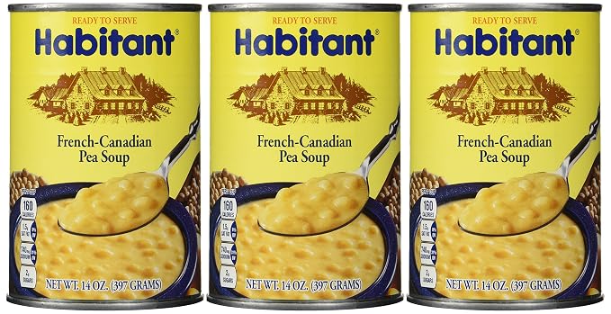 Amazon.com : Habitant French Canadian Yellow Pea Soup (Pack of 3) 14 oz ...