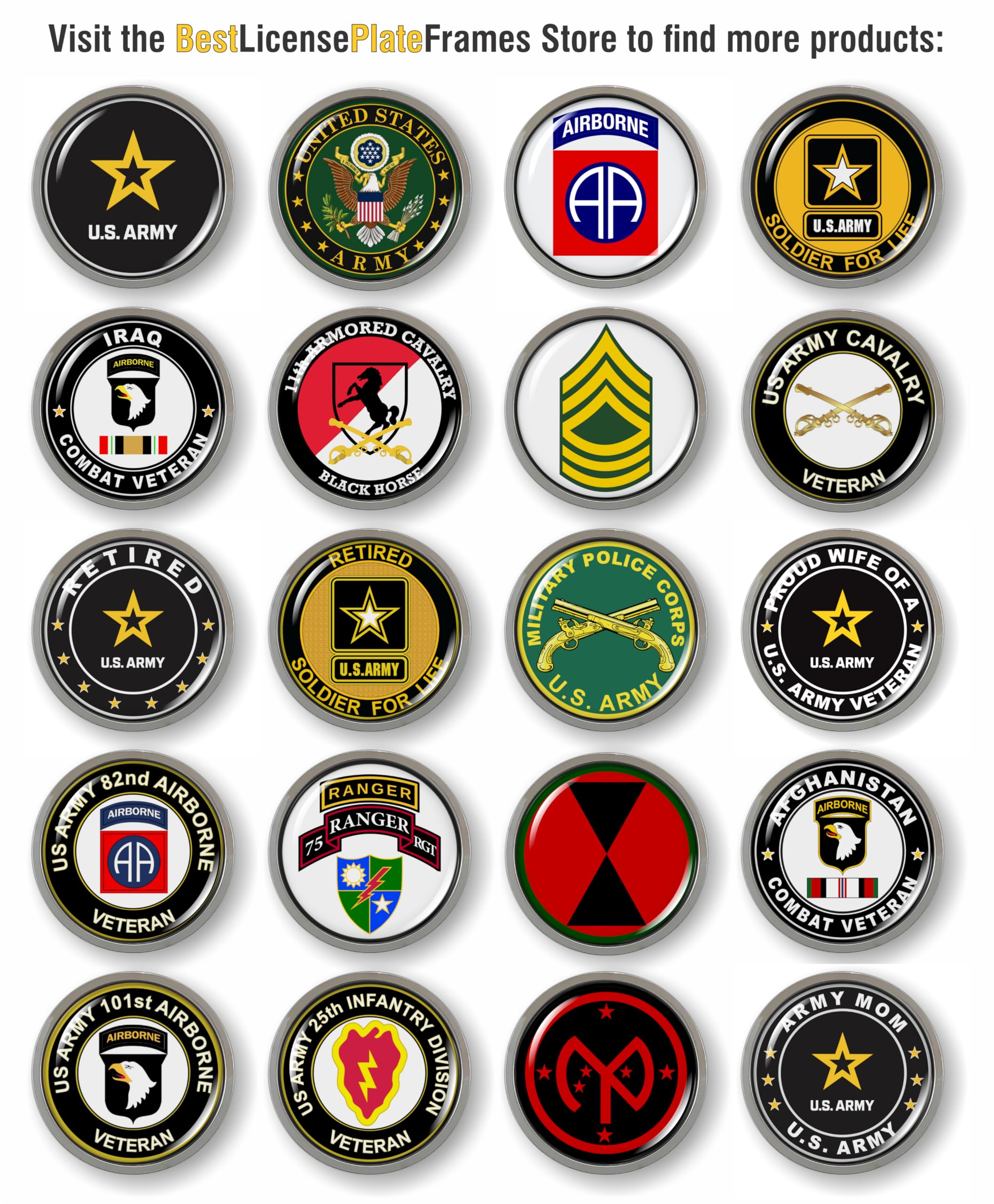 Mua [Officially Licensed Product] - U.S. Army Rank Insignia Enlisted ...