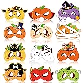 Amazon.com: 24Pcs Fall Animal Paper Mask for Kids Autumn Maple Leaf ...