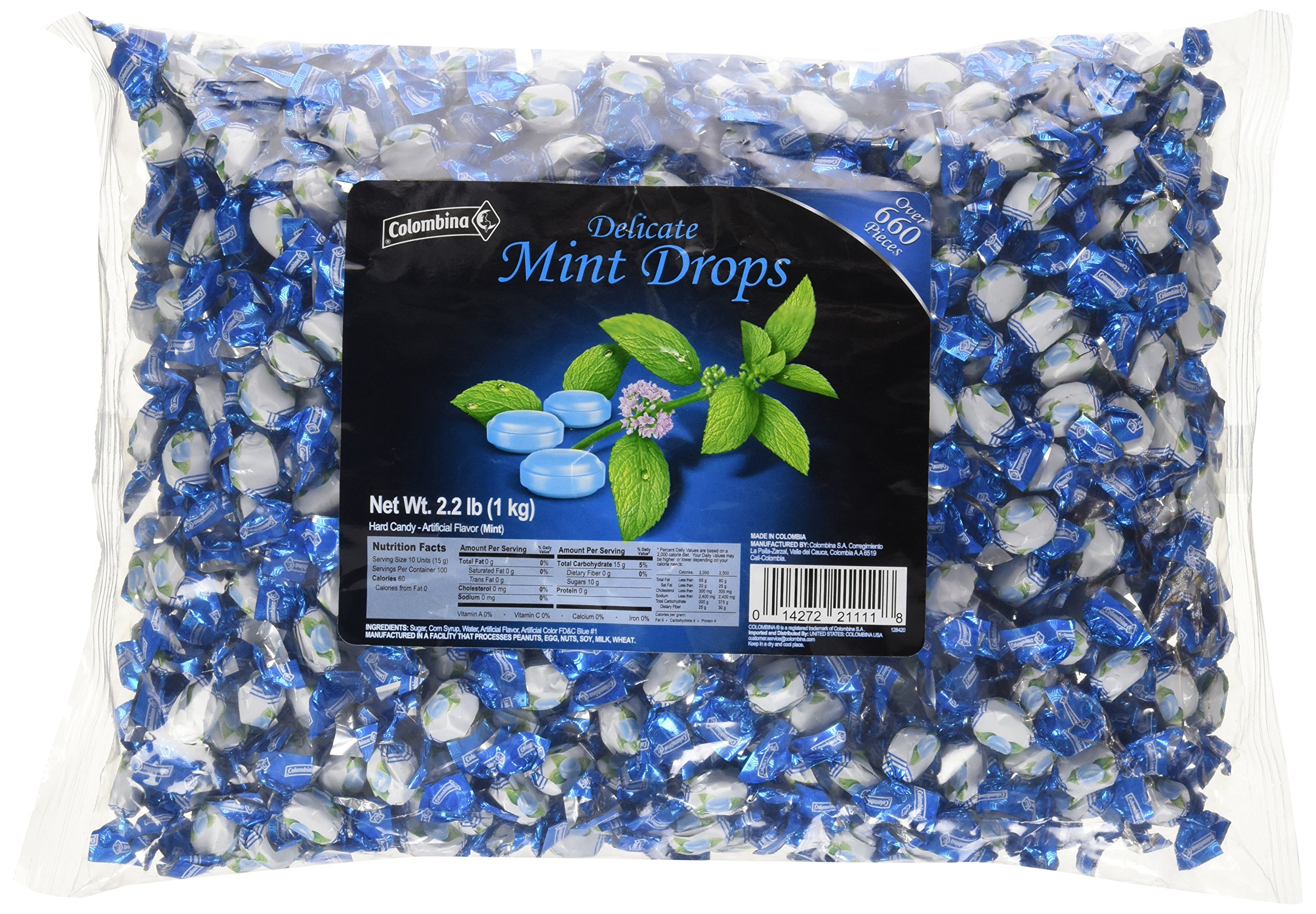 Amazon.com : Colombina Delicate Fruit Drops, 4.4 lb Bag in a BlackTie ...