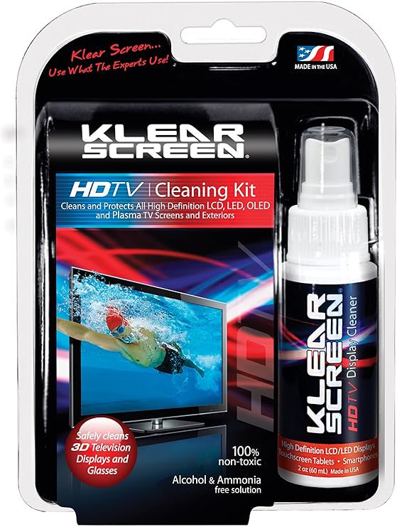 Klear Screen Display Cleaning Kit for HDTV, LCD, Laptops and 3D Glasses ...