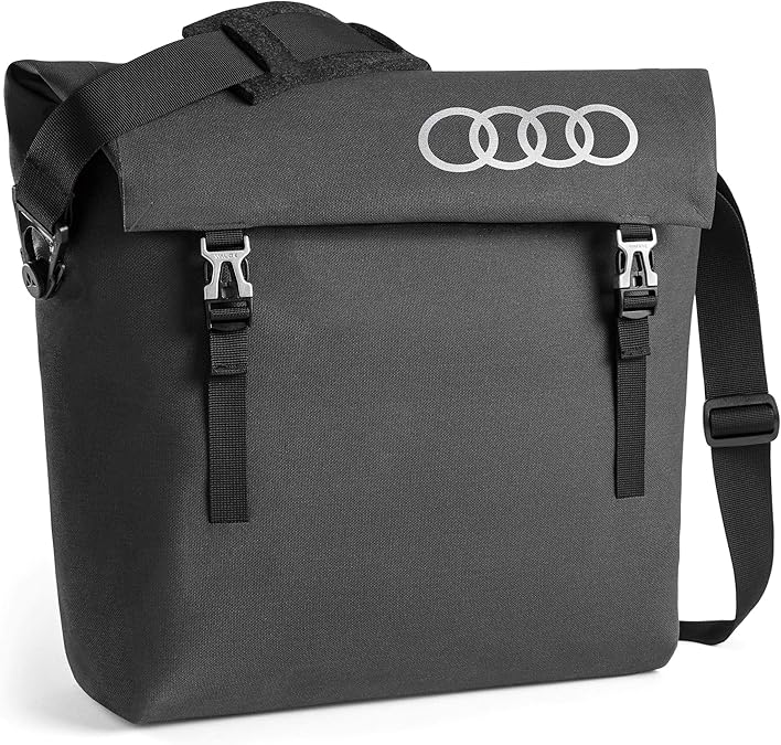 Audi collection Audi Messenger Bag 3152000300 Dark Grey: Amazon.co.uk ...