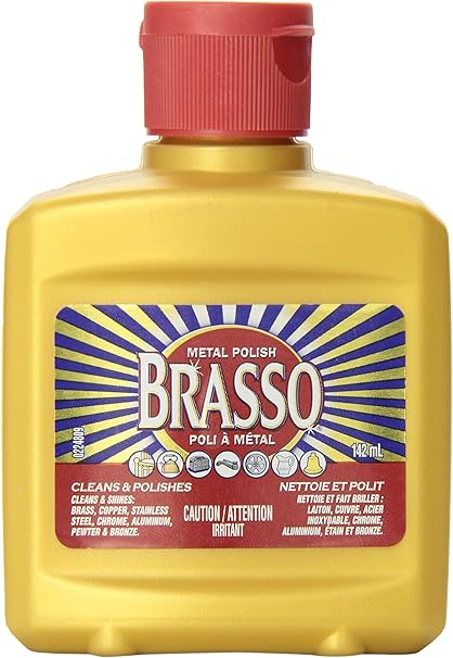 Brasso, Metal Polish, Cleans and Polishes - Brass Bronze Copper ...