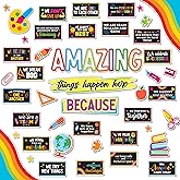 Amazon.com: JarThenaAMCS Motivational Bulletin Board Decoration Amazing ...