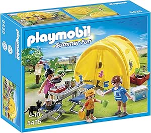 Amazon.com: PLAYMOBIL Family Camping Trip : Toys & Games