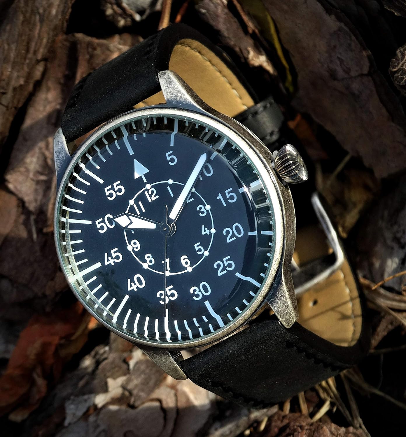 Mil-Tec Retro Mech Dial Aviator Watch – BigaMart