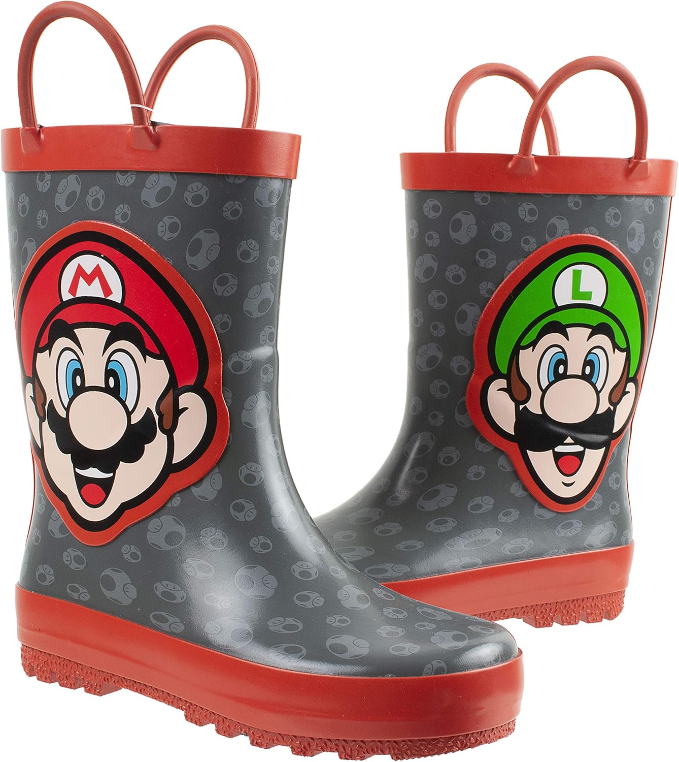 Amazon.com | SUPER MARIO Brothers Mario & Luigi Rain Boot for Kids ...