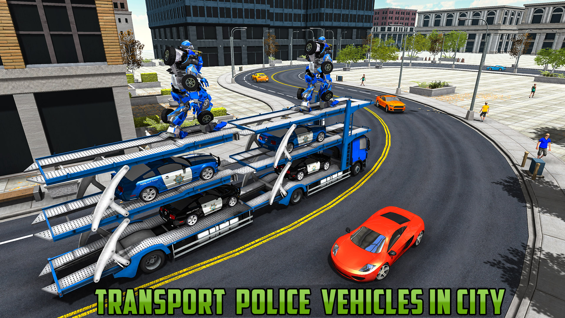 Robot Transform Muscle Car Robot Plane Transport:Amazon.in:Appstore for ...