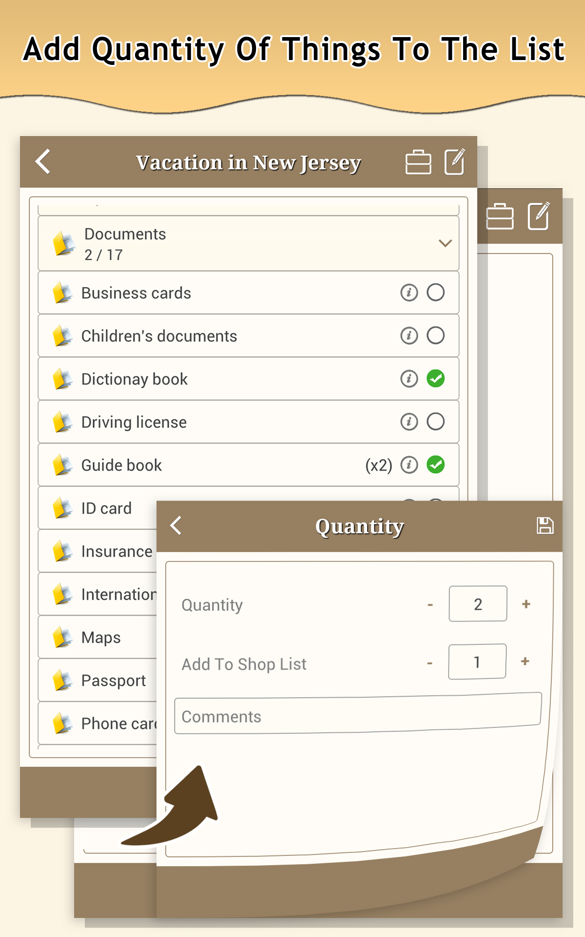 Getup And Go Smart Packing List:Amazon.com:Appstore for Android