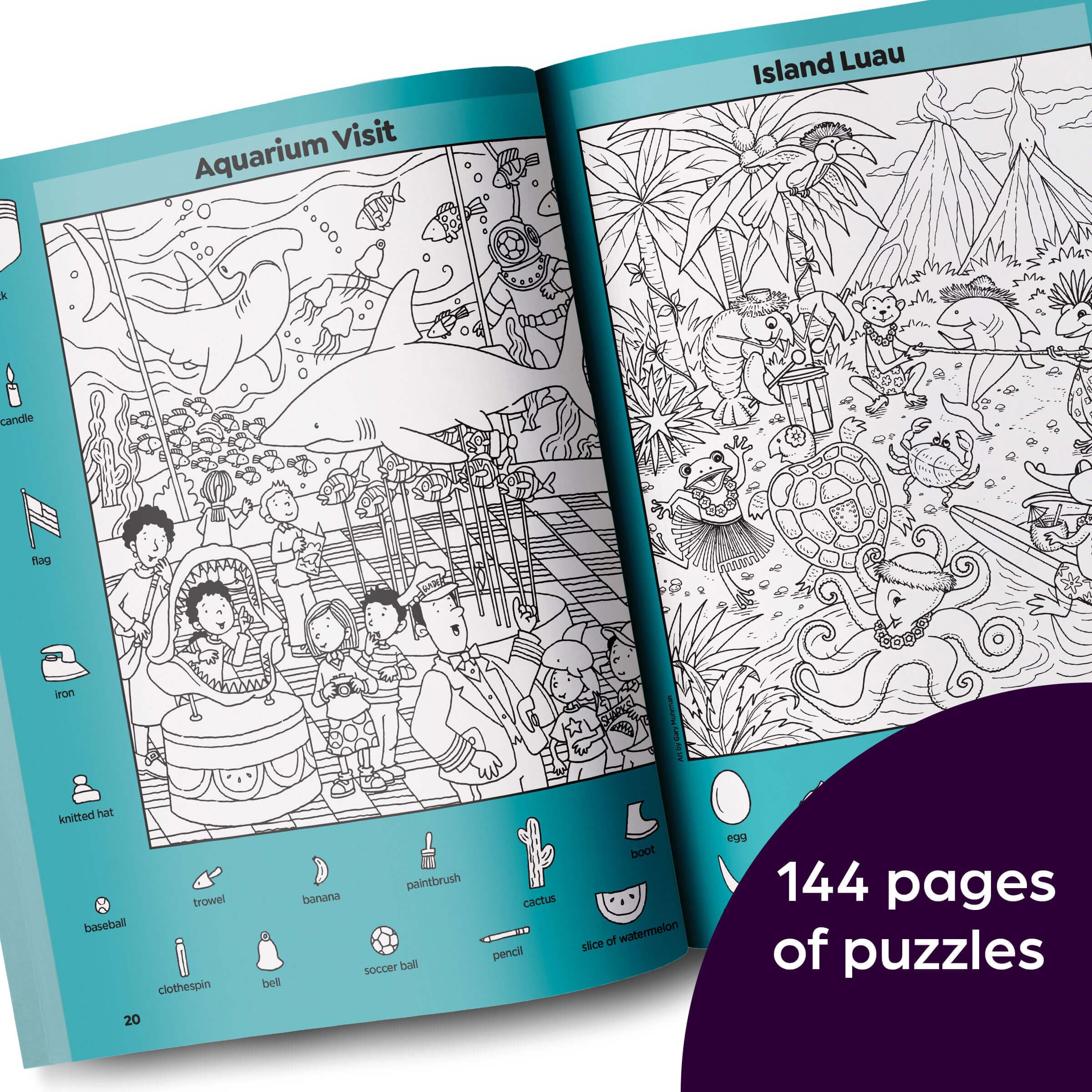 Mua Ocean Puzzles: Over 100 Search and Find Puzzles with Sea Creatures ...