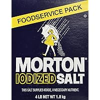 Amazon.com : Morton Iodized Table Salt - 4lb. Box : Grocery & Gourmet Food