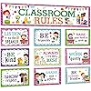 Marspark Classroom Rules Bulletin Board Set for Decorations Back to ...