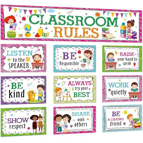 Classroom Rules Bulletin Board Set for Classroom Decorations Classroom ...