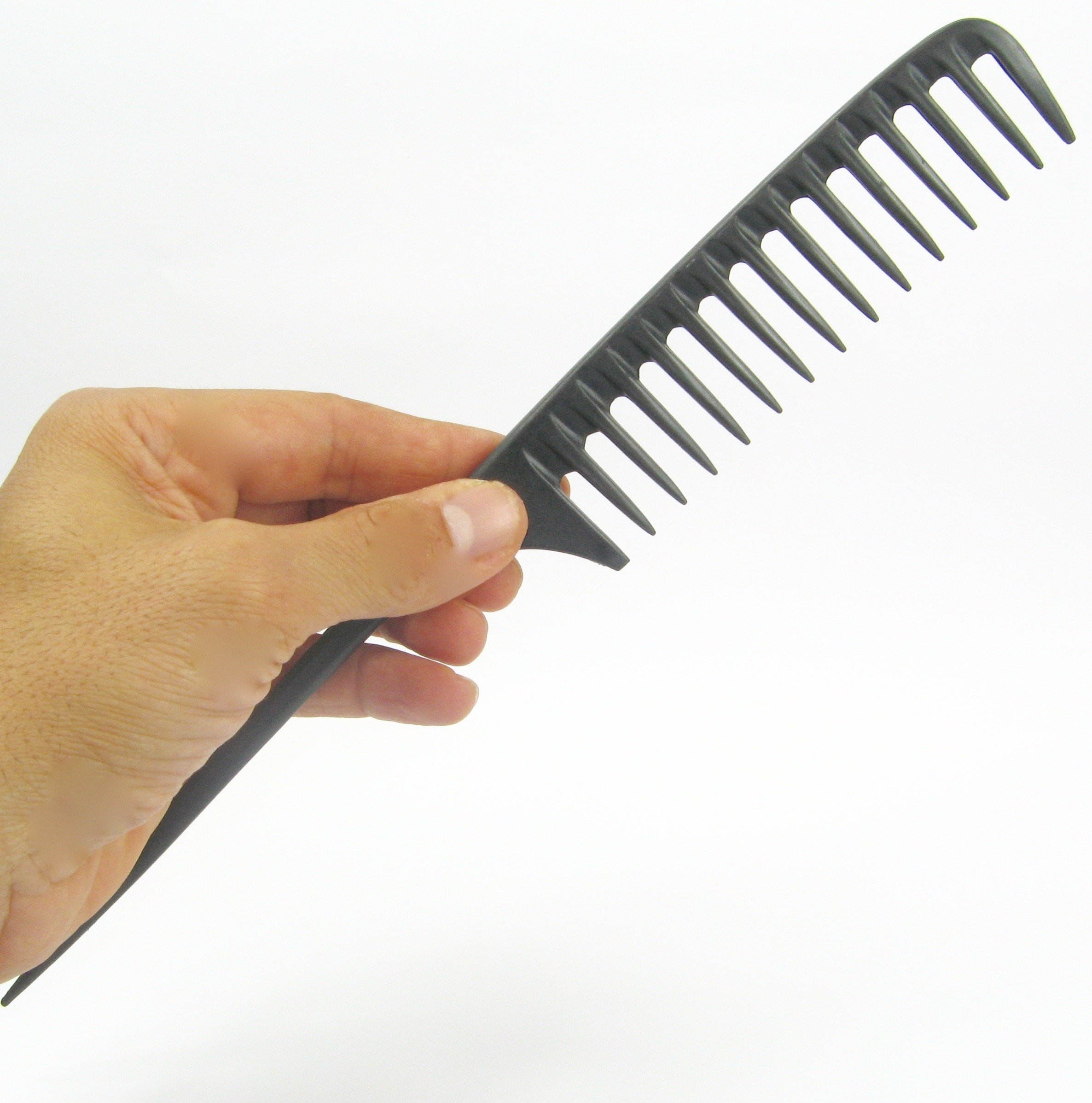 Mua Carbon Wide Tooth Rake Comb with Tail – Child-Friendly Detangler ...
