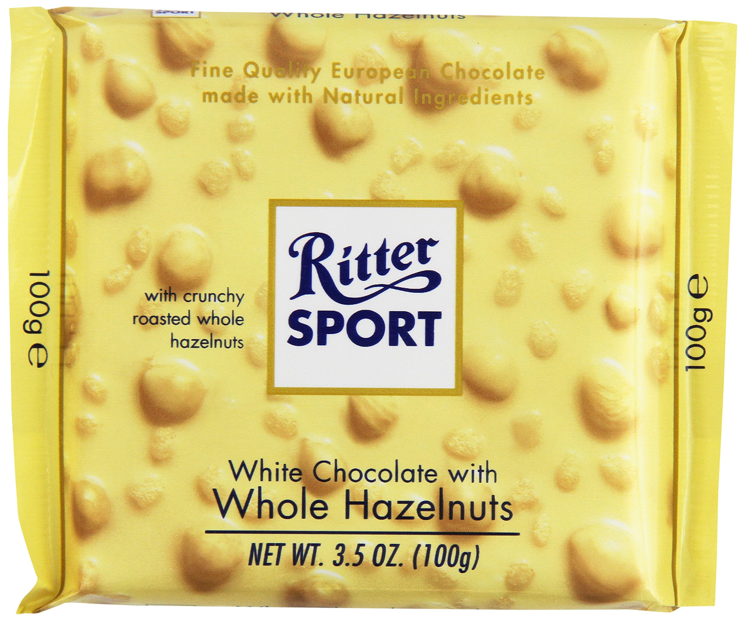 Amazon.com : Ritter Sport Bars, Milk Chocolate with Whole Hazelnuts, 3. ...