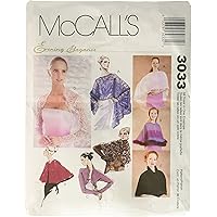 Amazon.com: McCall's Patterns M3033 Misses' Evening Cover-Ups : Arts ...