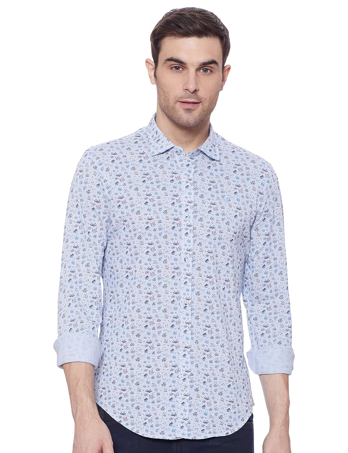 Buy blackberrys Men's Printed Slim fit Casual Shirt at Amazon.in