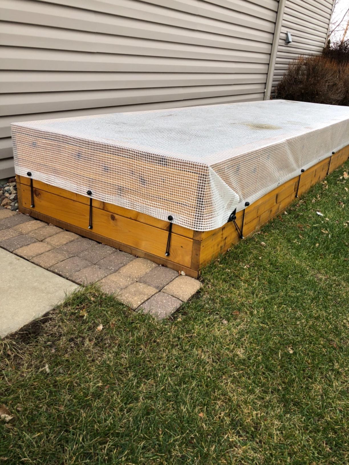 $10/mo - Finance Clear Heavy Duty 14 Mil Poly Tarp Fiber Reinforced ...