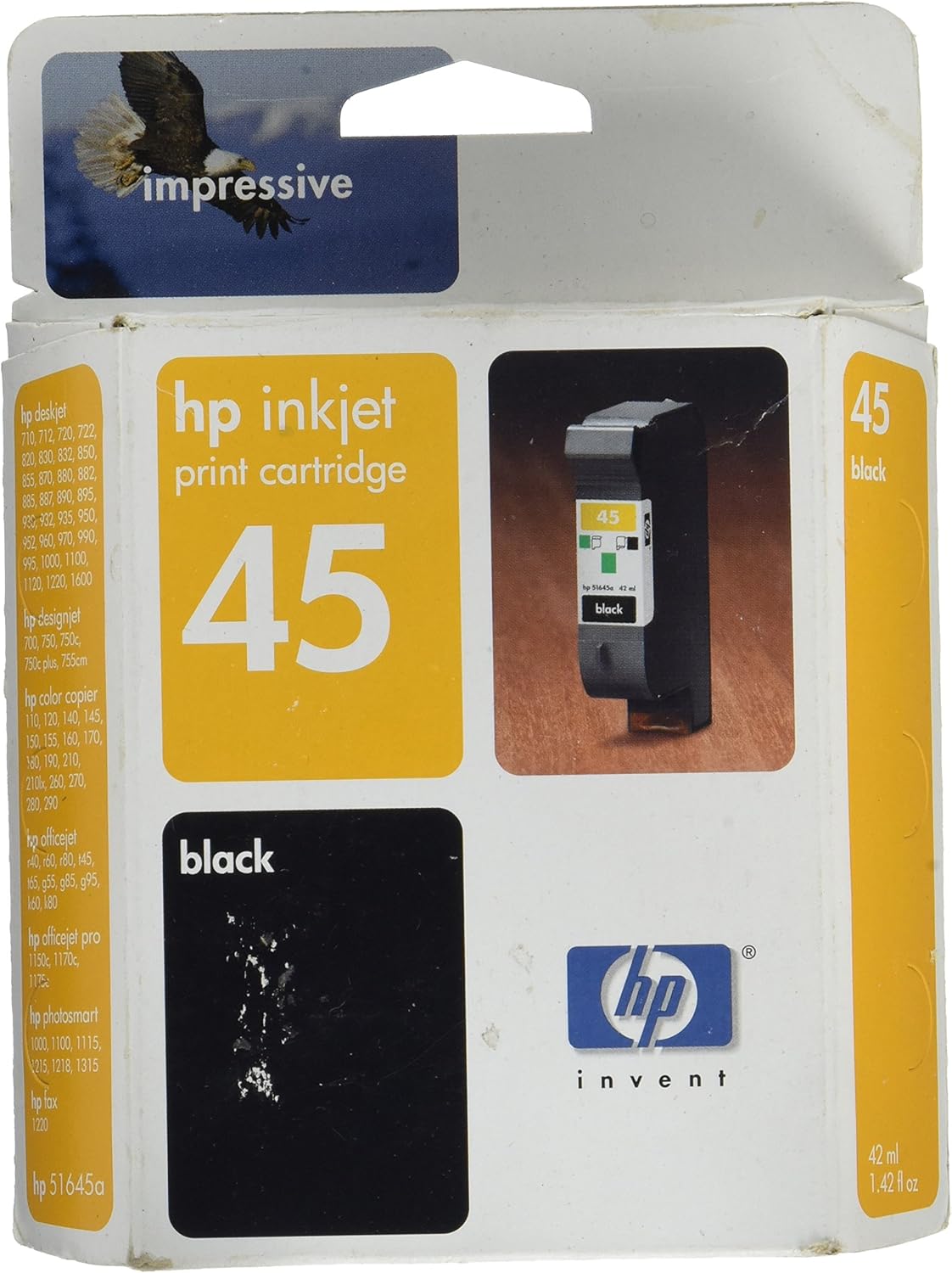 HP 51645A - No. 45 Black Ink Cartridge - Black: Amazon.co.uk: Office ...