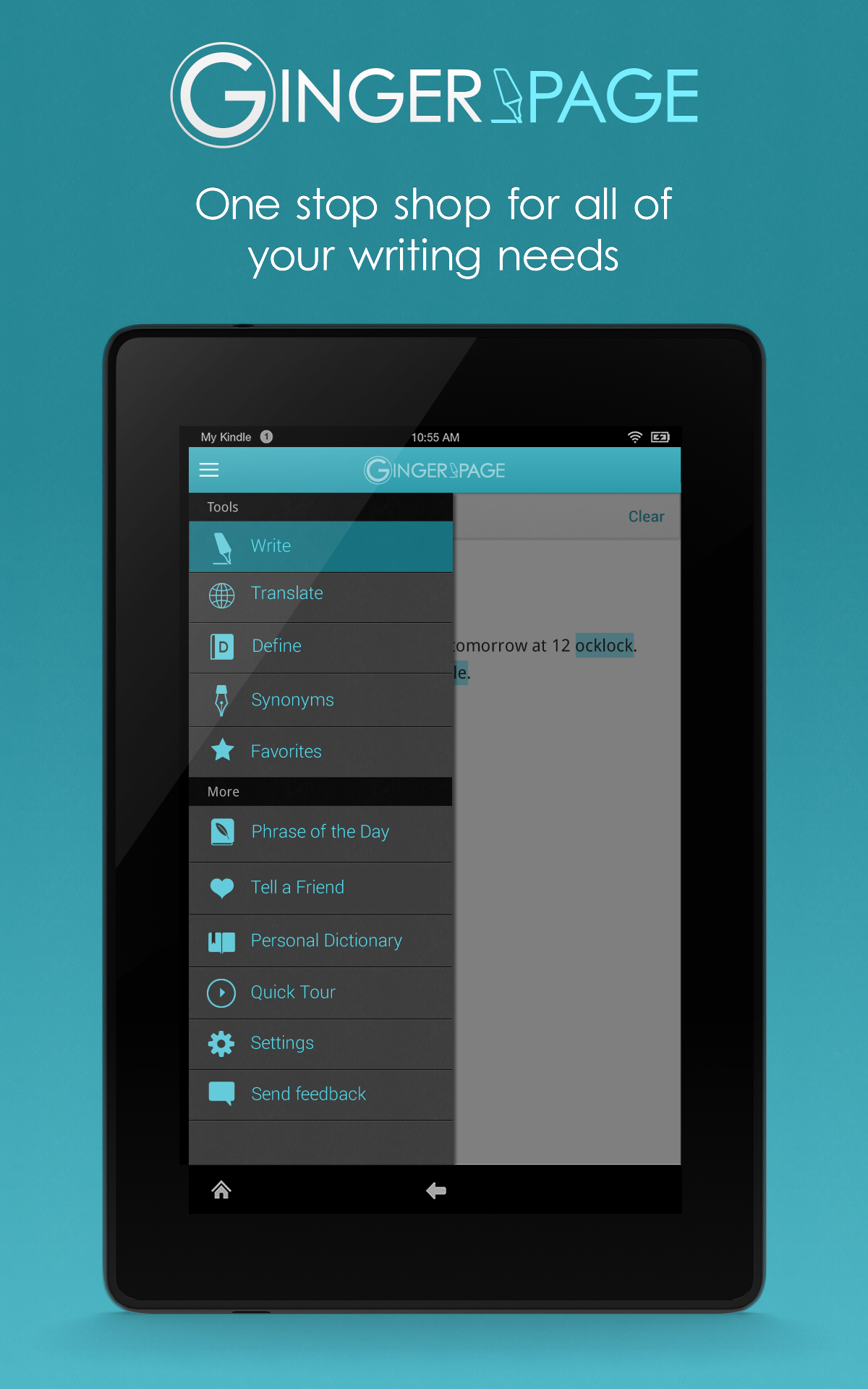 Ginger Page: Guía de escritura, Traductor y Diccionario : Amazon.es ...