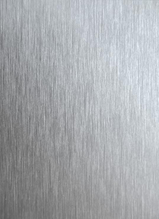 GAH Alberts 465957 Tôle Lisse, Aspect INOX Brossé, 120 x 1000 x 0,5 mm ...