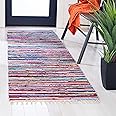 Amazon.com: SAFAVIEH Rag Rug Collection Runner Rug - 2'3" x 8', Multi ...