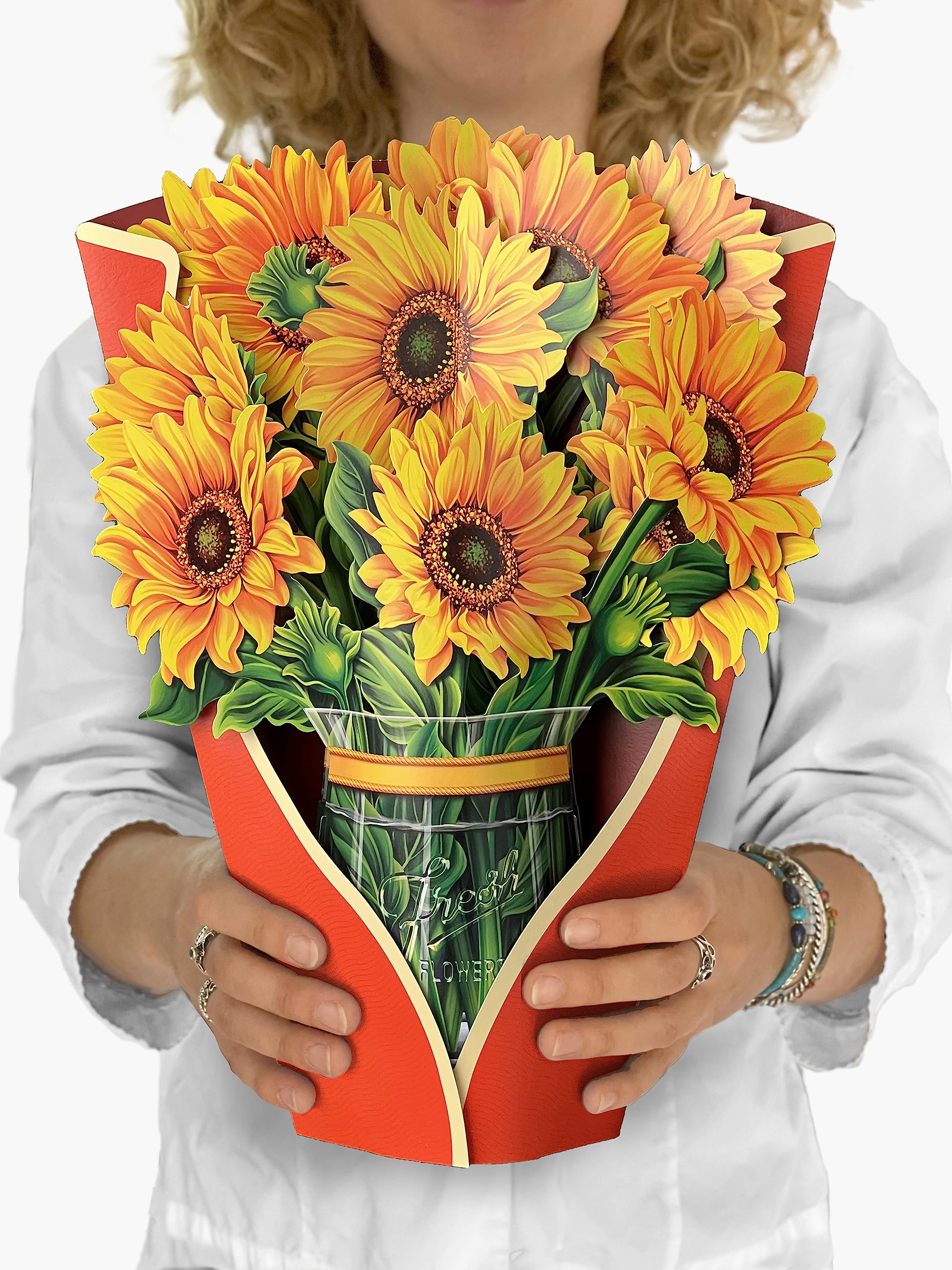 Mua Freshcut Paper Pop Up Cards, Sunflowers, 12 Inch Life Sized Forever ...